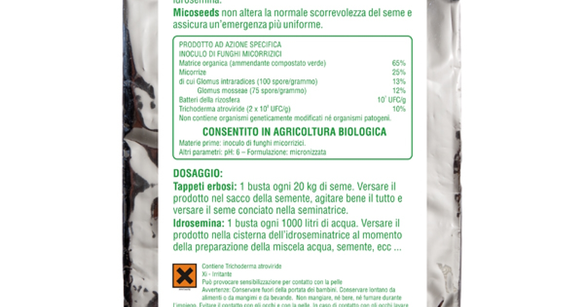 MICOSEEDS INOCULO di funghi MICORRIZICi|Da Agritechstore