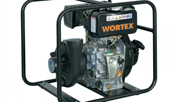 Motopompa Diesel marca Wortex HWC 50 430 litri al minuto