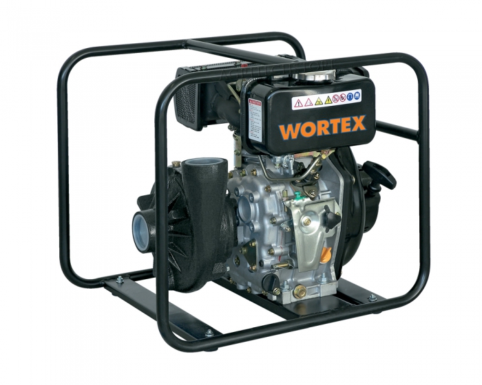 Motopompa Diesel marca Wortex HWC 50 430 litri al minuto