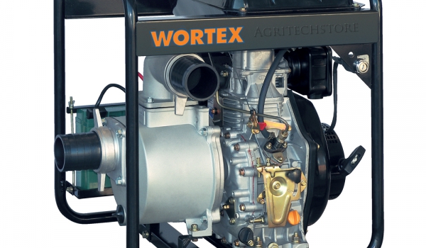 Motopompa Diesel marca Wortex HW 80 1000 litri al minuto