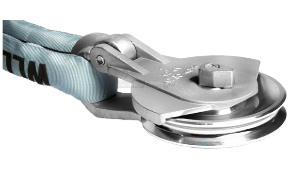 Carrucola P=2000 kg - Ø 8-80 forcella alluminio