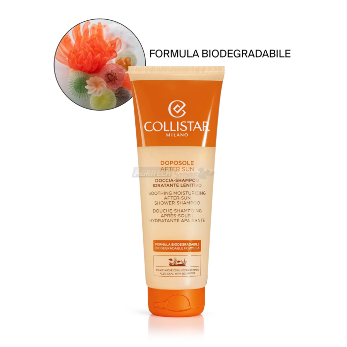 Doposole Collistar, doccia-shampoo idratante lenitivo biodegradabile