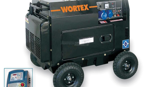 Generatore monofase Diesel Wortex HW 5000 E Kw 4,5 - Motore Hailin
