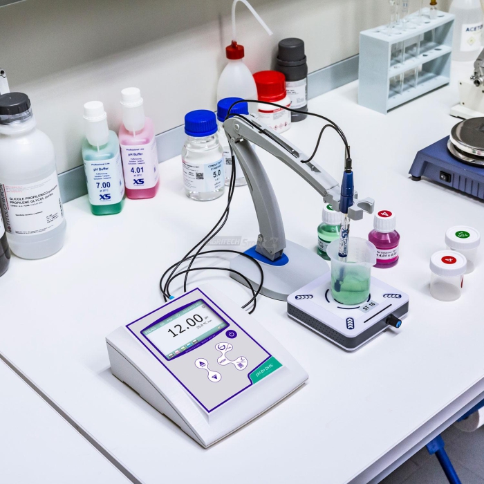 pHmetro pH 8 Pro STIRRER completo di elettrodo XS Standard DHS ...